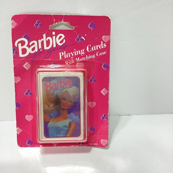 Barbie | Other | Vintage Nos Barbie Playing Cards With Matching Case ...